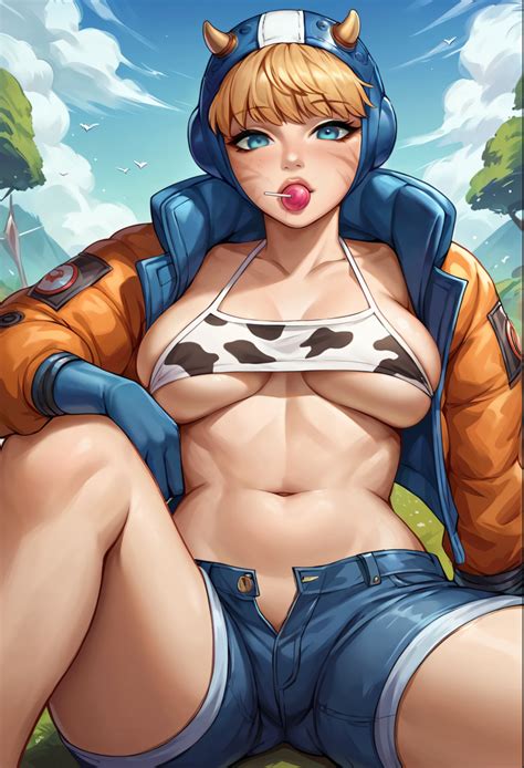 Rule 34 Ai Generated Apex Legends Blonde Hair Blue Eyes Breasts Cow