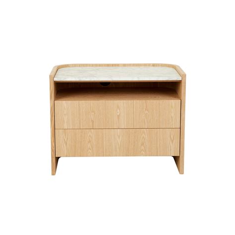Elsie Two Drawer Bedside Archipro Au