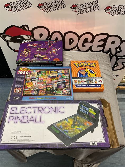 Electronic Pinball Game 1980s Sweet Memories Pokemon And Knex
