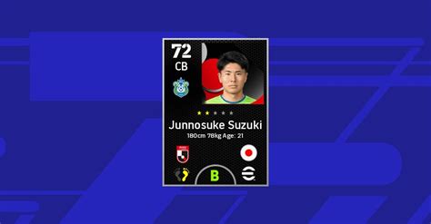 Junnosuke Suzuki Efootball Stats