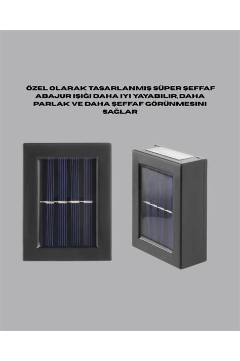 Güneş Enerjili Led Duvar Aydınlatması