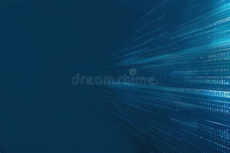 abstract digital background with binary code and data streams stock