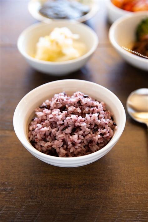 Korean Purple Rice Recipe My Korean Kitchen