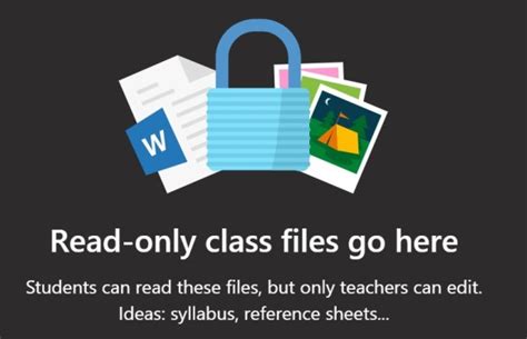 Read Only Class Materials In Teams For Education Teams Rocks