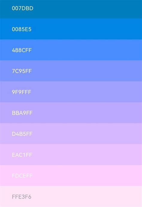 Пин от пользователя 勇cesur на доске Color 🎨 Палитра цветов Цветовые модели Яркие цветовые