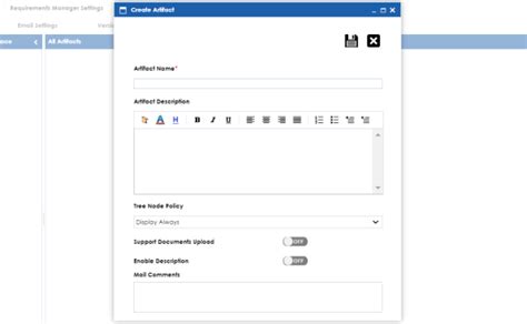Adding Artifacts To Templates