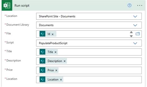 Populate Excel Template Using Power Automate And Office Scripts