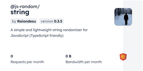 Js Randomstring Cdn By Jsdelivr A Cdn For Npm And Github