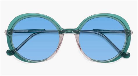 Yesglasses Grandpa Hipster Round Tinted Sunglasses
