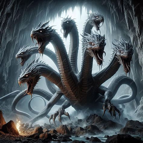 Premium Photo Hydra Of Greek Mythology Generative Ai
