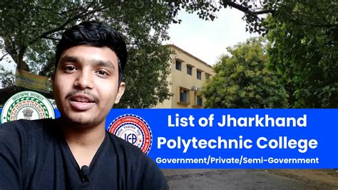 List Of All Jharkhand Polytechnic College Govtprivatesemi Govt