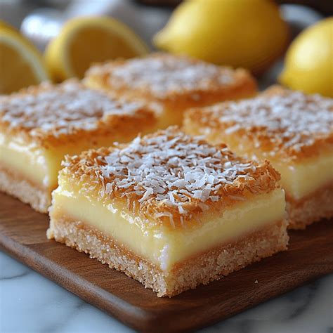 Decadent Delight The Ultimate Lemon Coconut Slice Recipe Tasty With Lara