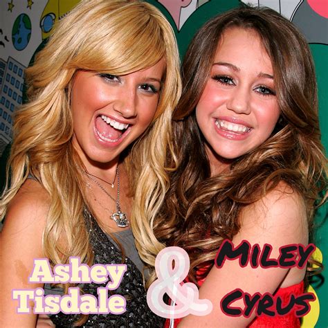 Ashley Tisdale And Miley Cyrus Miley Cyrus Miley Cyrus Brown Hair
