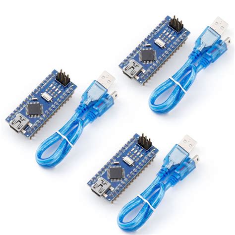 Getuscart Elegoo Pre Soldered Nano Board Ch 340 Atmega 328p With Usb