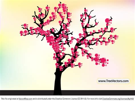 Cherry Blossom Tree Vector
