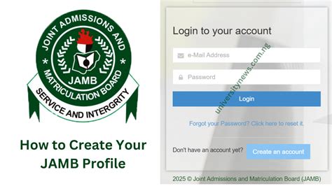 How To Create Your JAMB Profile 2025