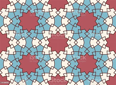 벡터 원활한 패턴 다채로운 민족 장식 아라베스크 스타일 이슬람 예술 0명에 대한 스톡 벡터 아트 및 기타 이미지 0명 고풍스런 곤색 Istock