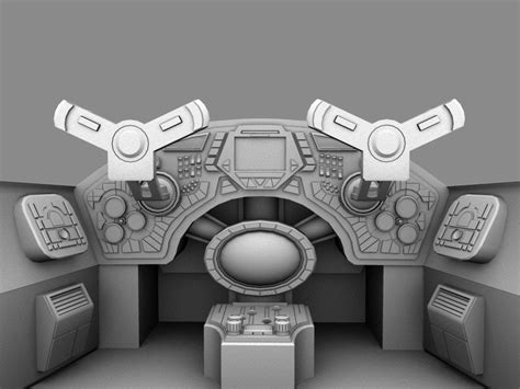 Spaceship Console For Gaming