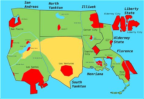 A Feasible Gta Usa Map Rimaginarymaps