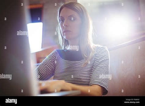 Mature Babe In Lecture Hall Stock Photo Alamy
