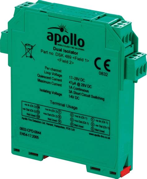 Apollo Din Rail Dual Isolator Interface Xp95 Ist Supplies Ltd
