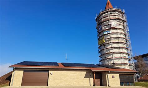 Waiblingen Neue Solarstrom Anlage Beim Wasserturm In Betrieb Nachrichten Aus Waiblingen