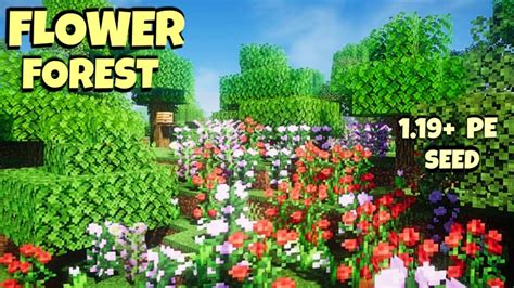 Minecraft Pe Big Flower Forest Seed Home Alqu