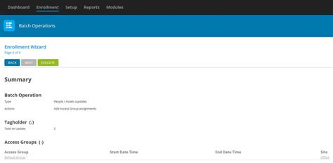 Batch Operations Omnia Pmt Security