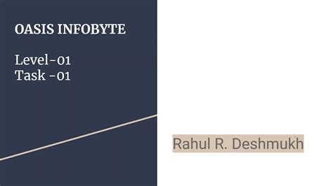 Rahul Deshmukh On Linkedin Css Html Github Experience Internship
