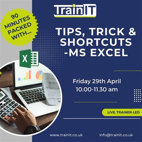 ms excel tips tricks and shortcuts trainit ict training providers