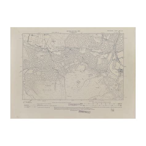 Perthshire Western Edition Map Sheet Xxx Se 1900 Twentieth Century