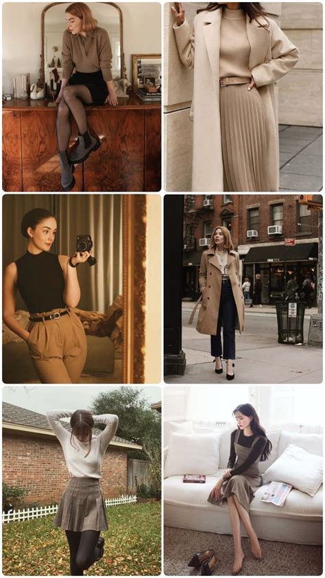 Soft Classic Autumn Styles In Autumn Palette Mood Board In 2025