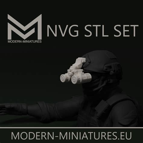 Miniature NVG Set Night Vision Goggles Upgrade Kit Modern Miniatures Eu