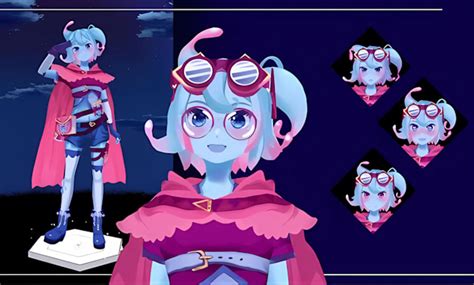 Convert Vtuber Live 2d Model To 3d Vroid Vrchat Design Anime Avatar