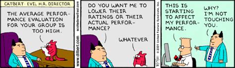 Evaluation Dilbert Dilbert 22 Words You Dont Want To Hear During