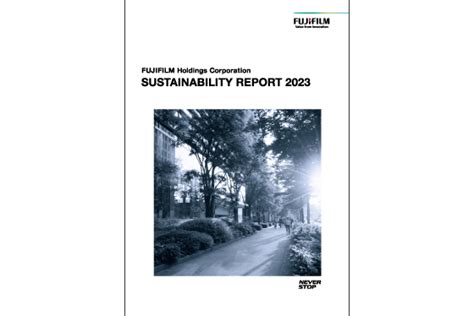 Sustainability Report 2023 Fujifilm Holdings Corporation