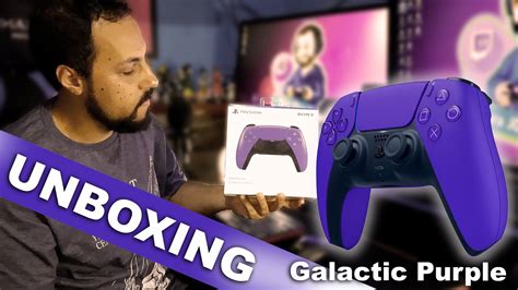 Unboxing Novo Dualsense Ps5 Galactic Purple O Controle Roxo Youtube