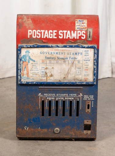 Vintage L Steiner Postage Stamp Dispenser Vending Machine