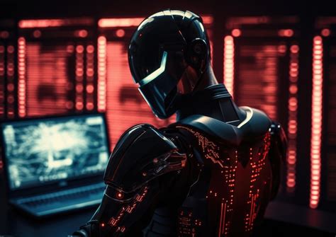 Premium Ai Image Aidriven Cybersecurity Software Updating Itself
