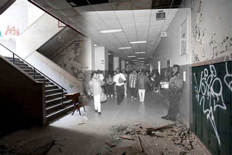 Cass Tech Photos Of An Abandoned Detroit School Photos Huffpost
