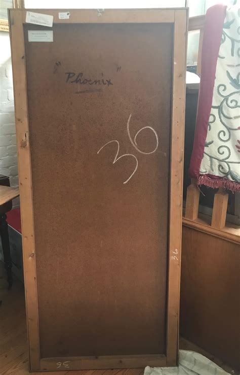 William Crosbie William Crosbie Phoenix Full Length Nude Large Scottish Modernist Oil For