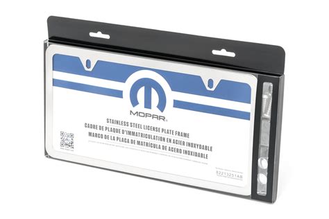 Mopar License Plate Frame Quadratec