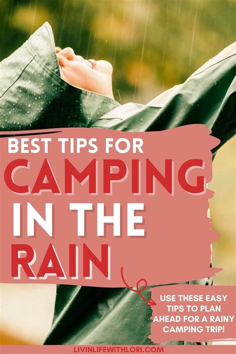 Camping In The Rain Best Tips To Make The Most Out Of Your Camping