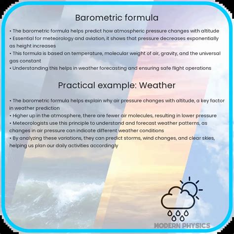 Barometric Formula Altitude Pressure And Temperature