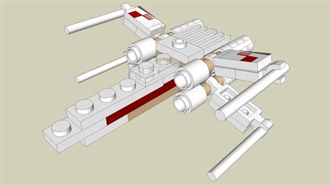 Lego Star Wars 69634484 Mini X Wing 3d Warehouse
