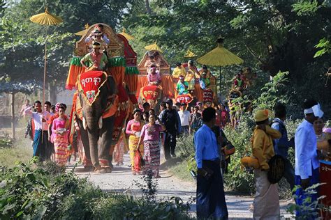 Novitiate Ceremony Shin Pyu In Myanmar The Most Important Ritual Of