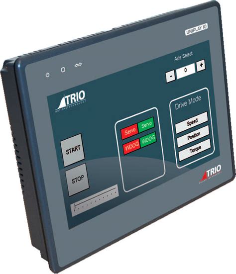 hmi terminal with touch screen embedded display ritm industry