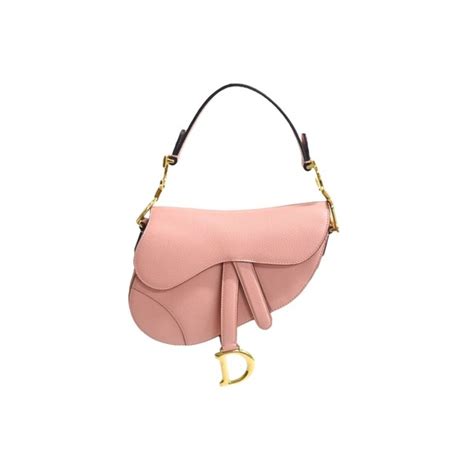 Dior Bags Christian Dior Saddle Mini Handbag Leather Pink Poshmark