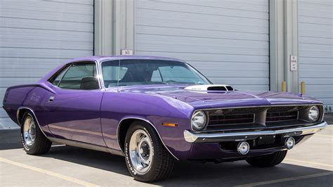 Purple Hemi Cuda 1970 Plymouth Barracuda Fast Lane Classic Cars