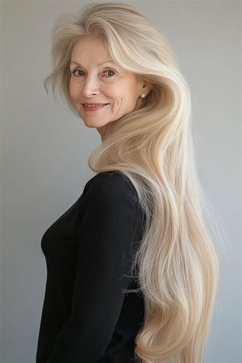 18 Long Hairstyles For Women Over 70 Fabbon